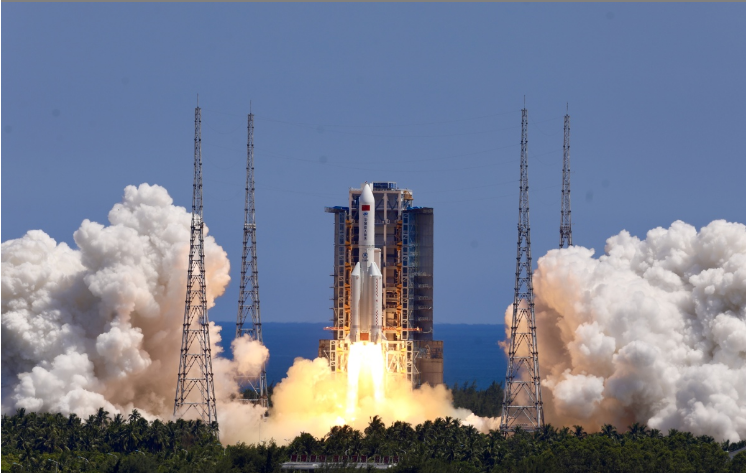 China launches Wentian space lab_中国网客户端